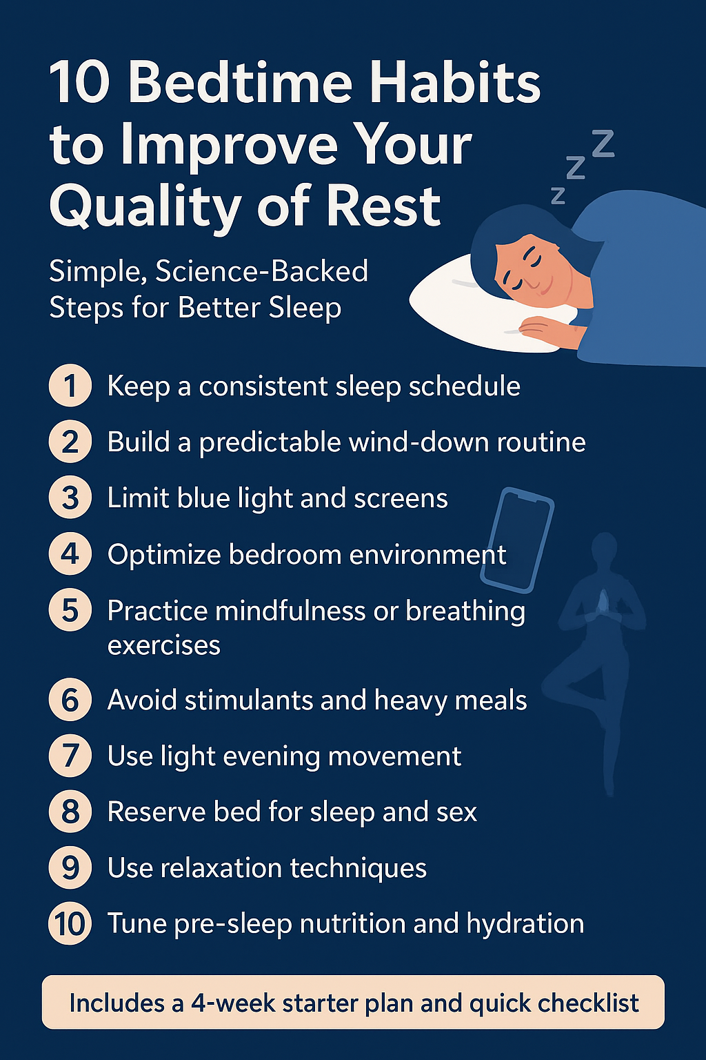 10 Bedtime Habits to Improve Your Quality of Rest — Simple, Science ...