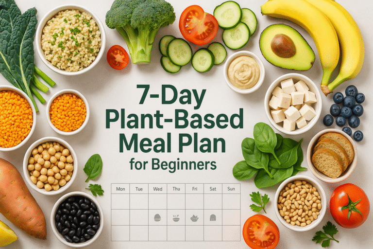 7-Day Plant-Based Meal Plan for Beginners (Easy Recipes + Shopping List ...