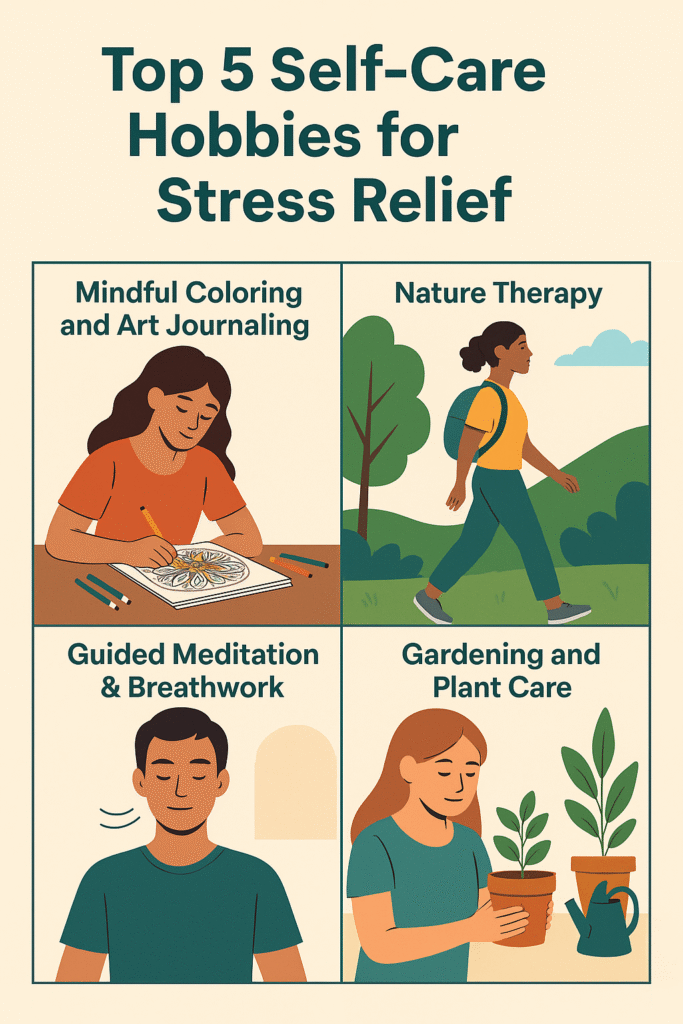 Top 5 Self-Care Hobbies for Stress Relief - The Healthy Habit Hub